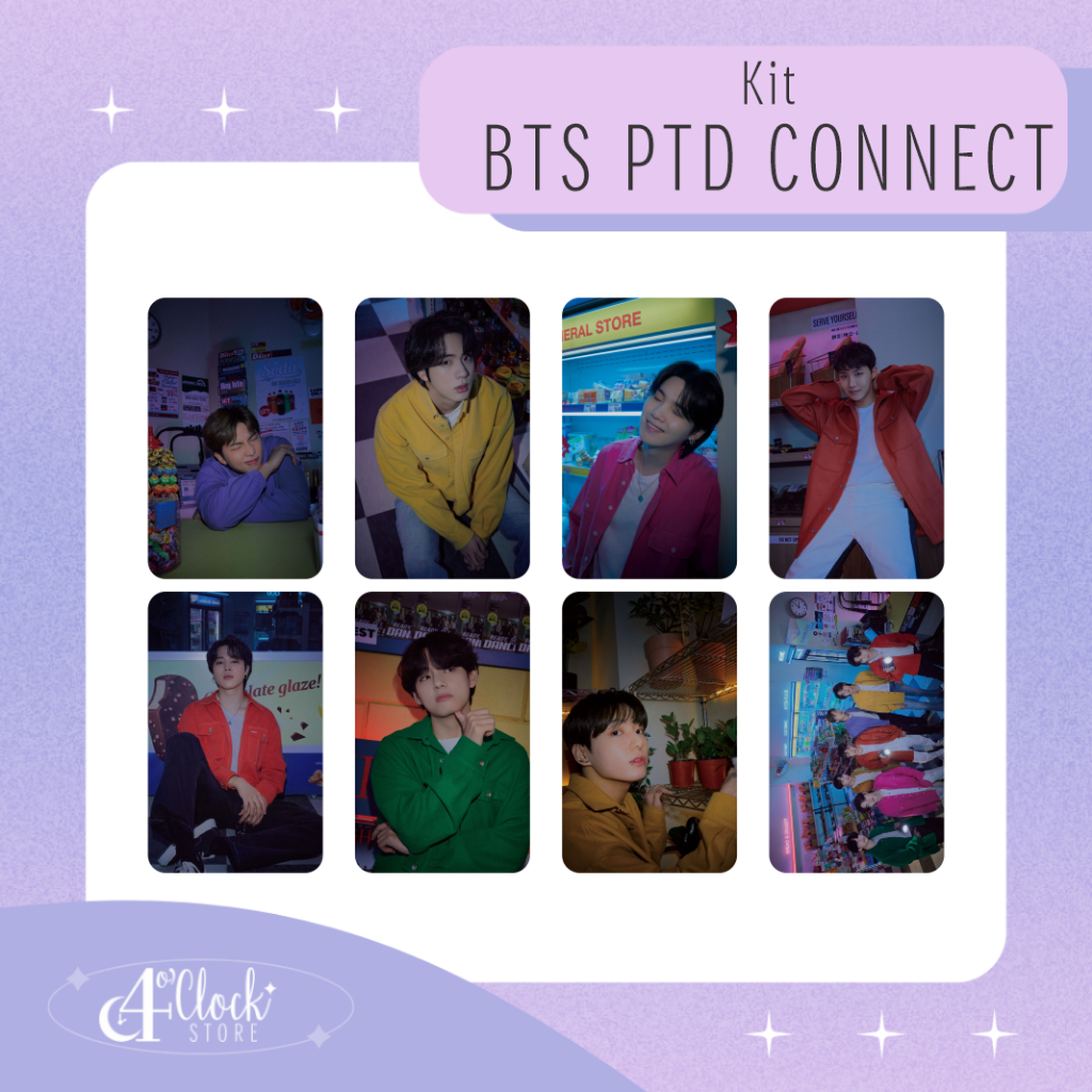 Photocard Fanmade PTD Permission to Dance Connect BTS RM/ Jin/ Suga/ J-hope/ Jimin/ V/ Jungkook ...
