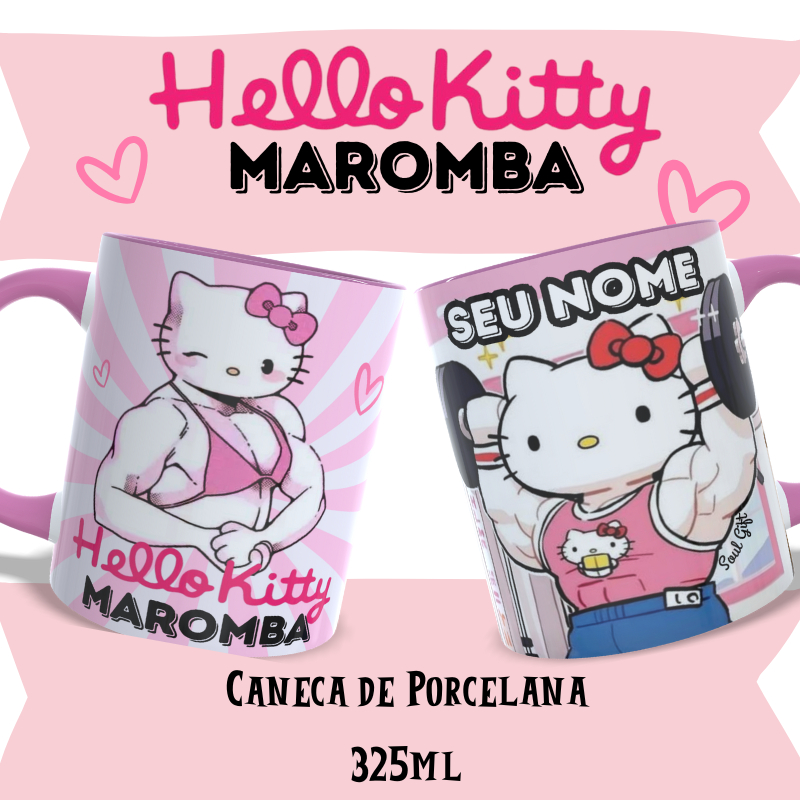 Caneca Hello Kitty Maromba Personalizada | Shopee Brasil