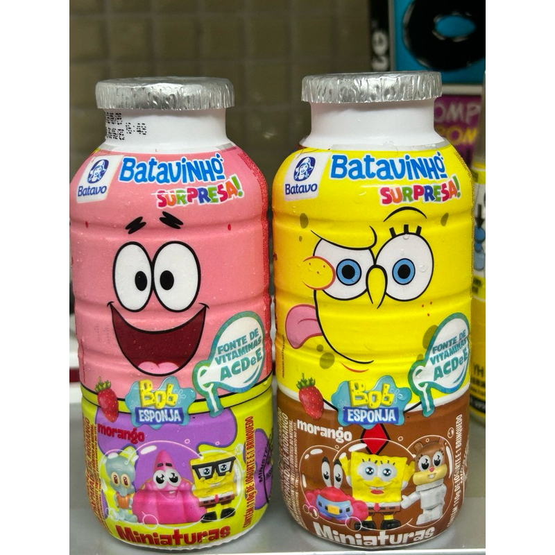 Bob esponja coleção Batavo Surpresa (batavinho) | Shopee Brasil