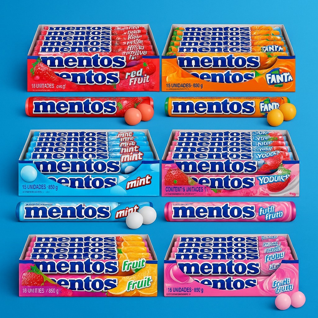 Mentos Drops Tubo C/16 Unidades - Perfetti | Shopee Brasil