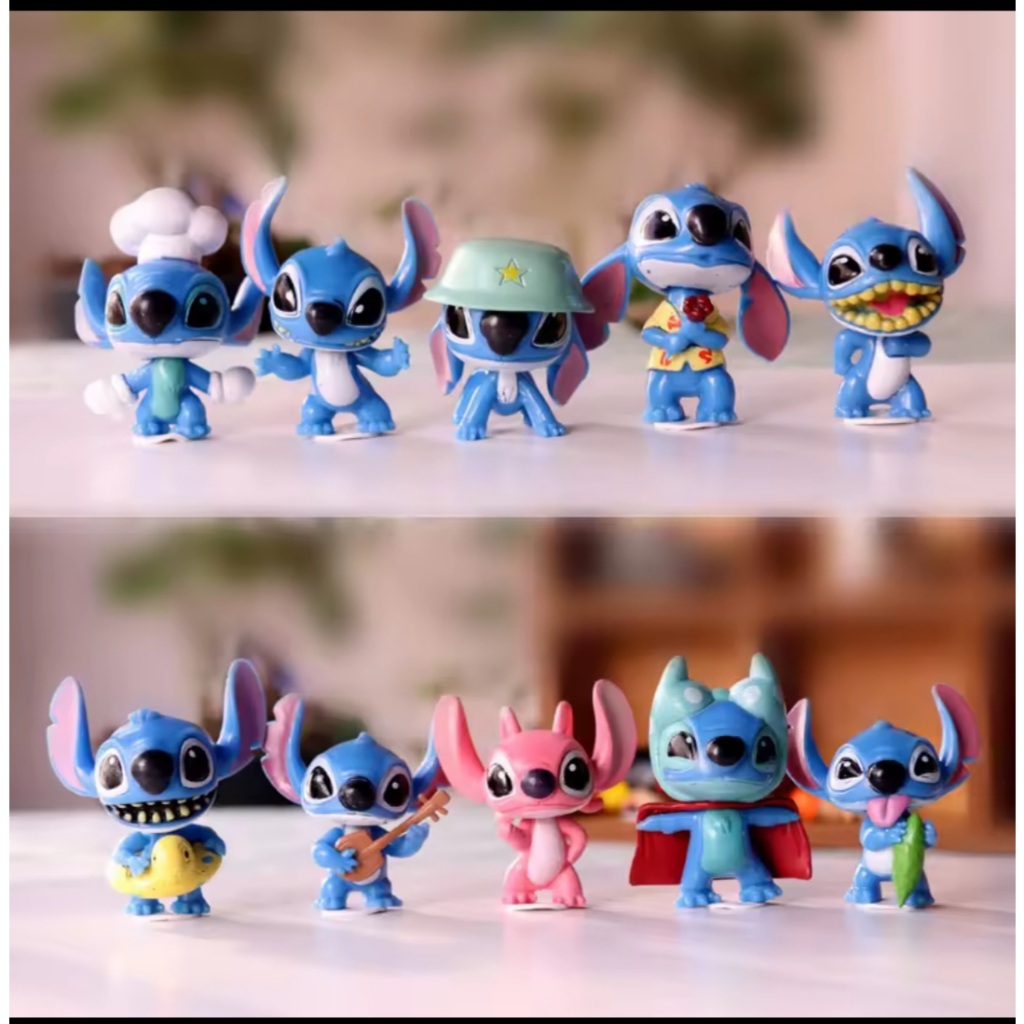 Bonecos Stitch super kit com 4 unidades | Shopee Brasil