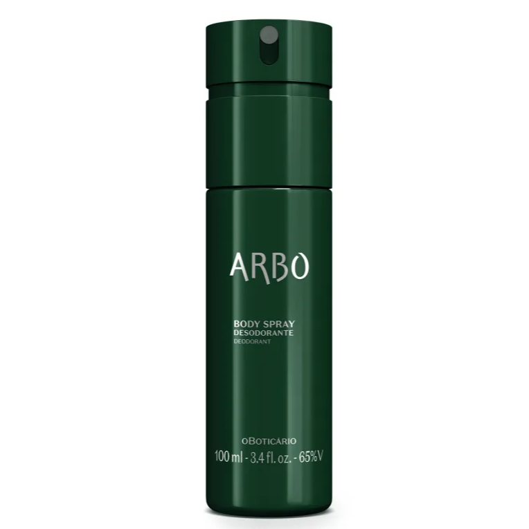 Body Spray Masculino Desodorante Arbo 100ml - O Boticario | Shopee Brasil