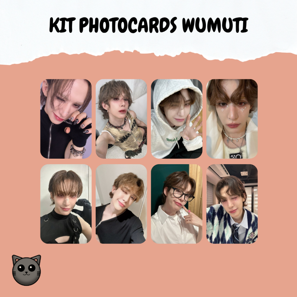 KIT PHOTOCARDS FRENTE E VERSO FANMADE XLOV WUMUTI | Shopee Brasil