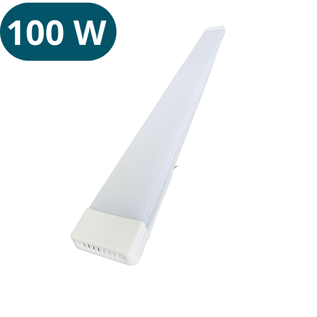 Luminária Tubular Led 100w 120cm 6500k Branco Frio Bivolt 110v/220v ...