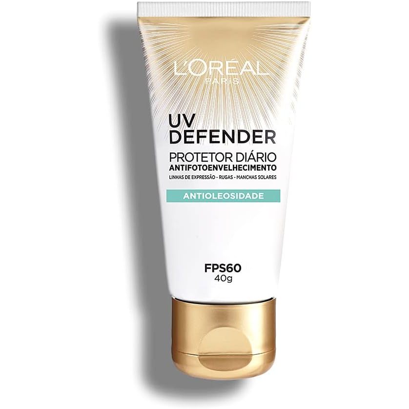 Protetor Solar Facial L'Oréal Paris UV Defender Antioleosidade FPS 60, 40g | Shopee Brasil