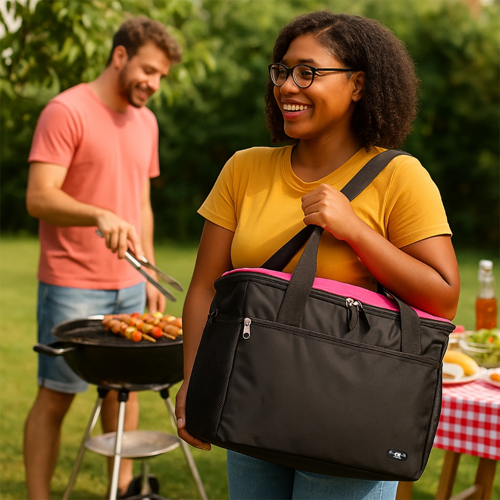 Bolsa Térmica 30L para Bolo de Pote Trufa Marmita Doces Delivery ...