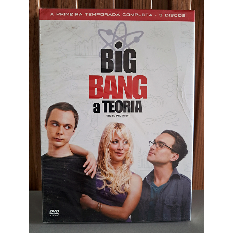 (DVD) Big Bang A Teoria 1ª Temporada Completa 3 Discos (original novo e ...