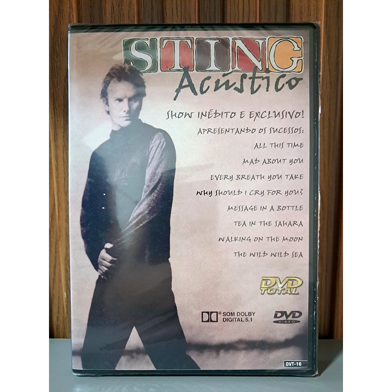 (DVD) Sting Acustico (original novo e lacrado de fabrica) | Shopee Brasil