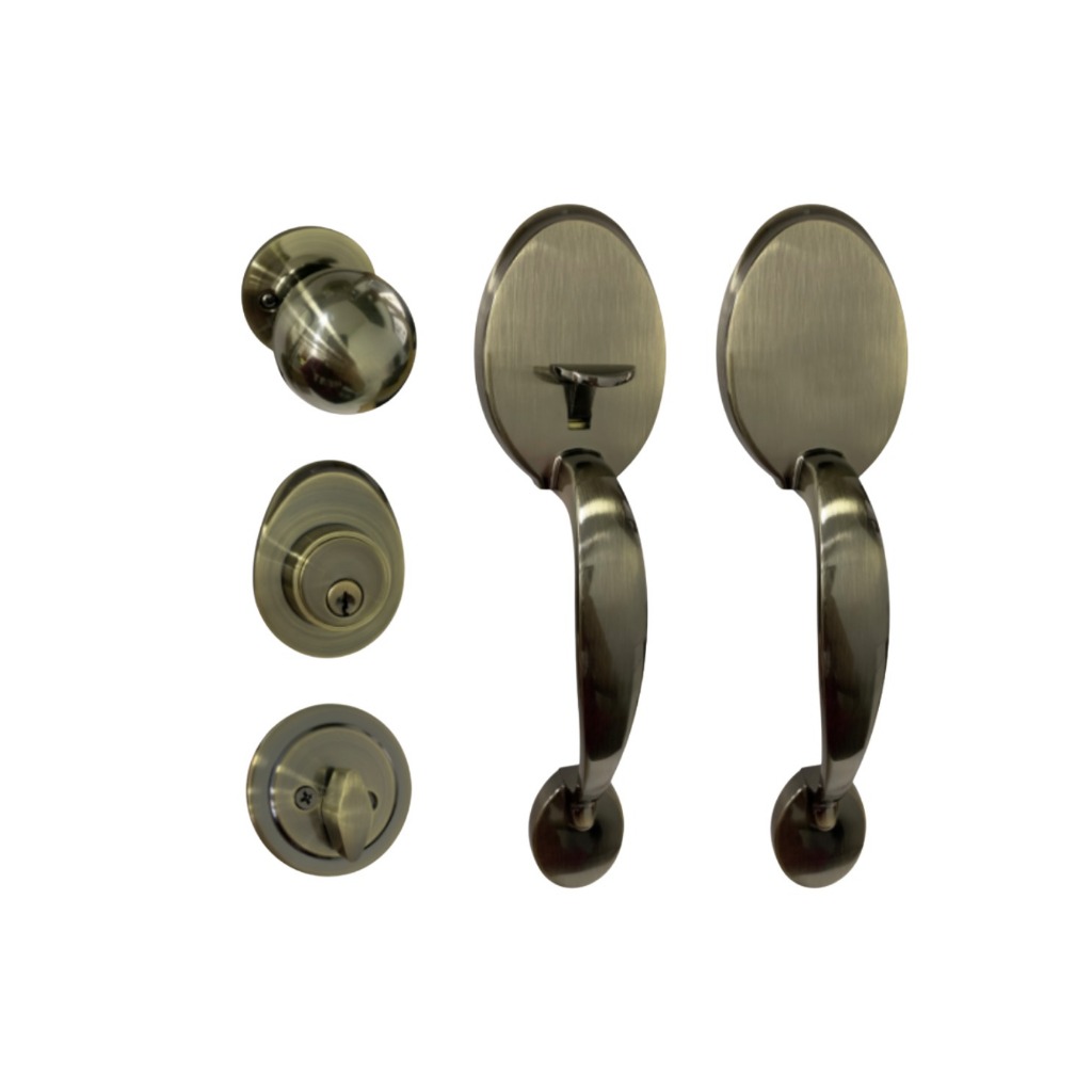 Fechadura Blim Blim Para Porta Folha Dupla Ouro Velho | Shopee Brasil
