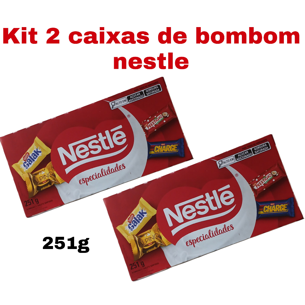 Caixa de Bombom Nestlé Especialidades 251g | Shopee Brasil