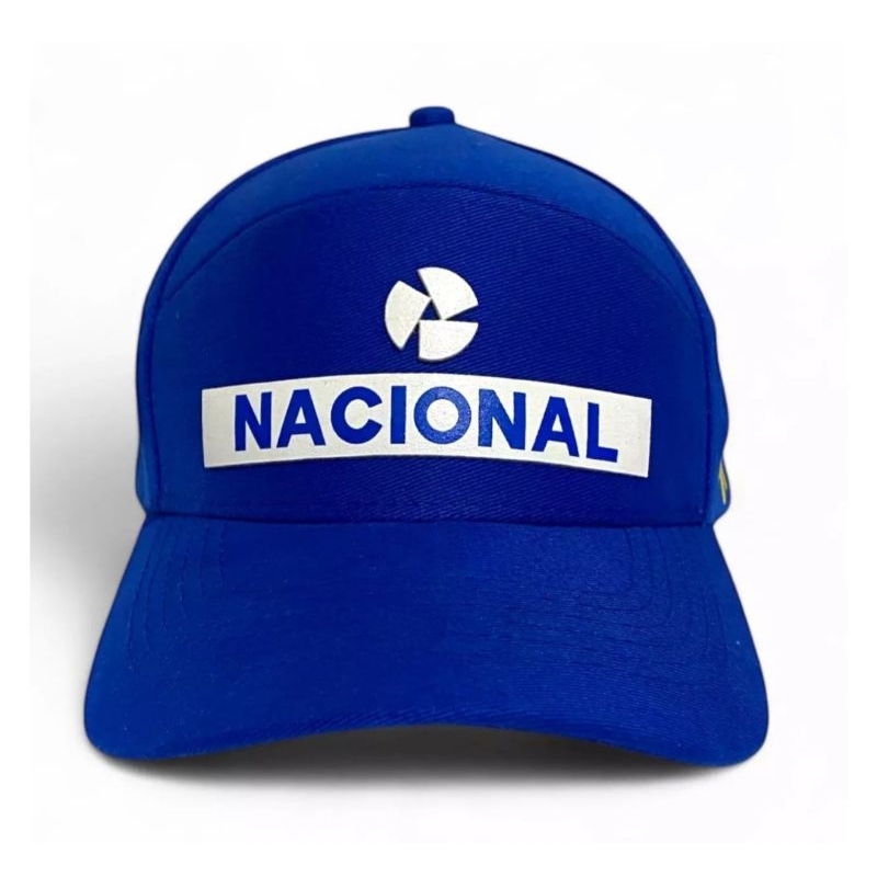 Boné Nacional Ayrton Senna Azul Royal | Shopee Brasil