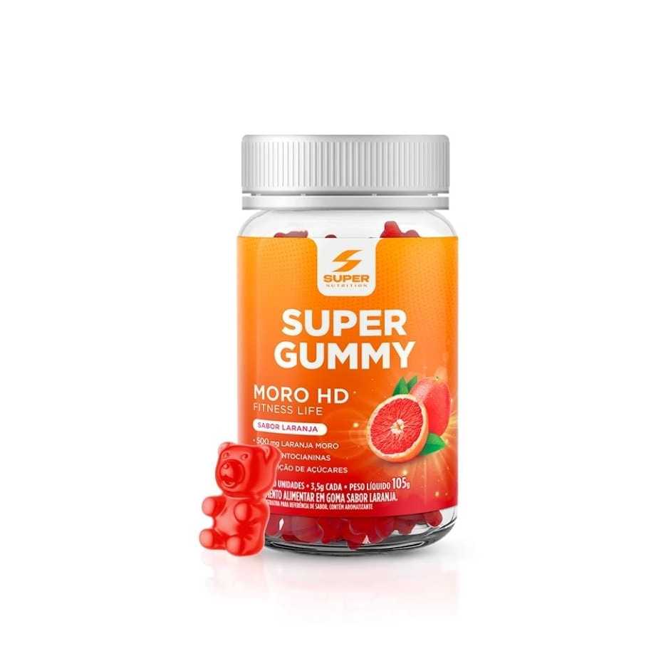 Super Gummy Moro Hd 30 Gomas Sabor Laranja | Shopee Brasil