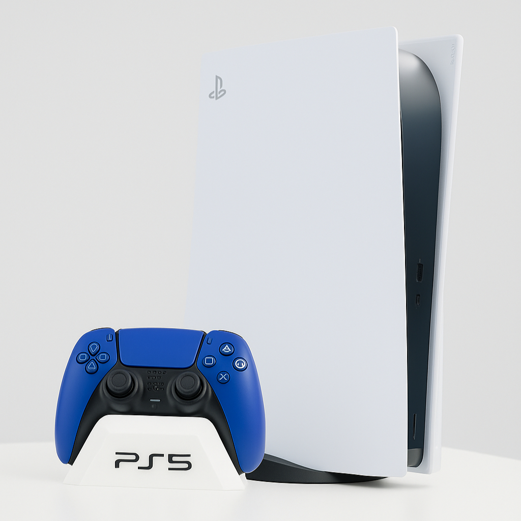 Suporte para Controle PS5 – Base Estilosa Impressa em 3D | Modelo Personalizado com Logo PS5 ...