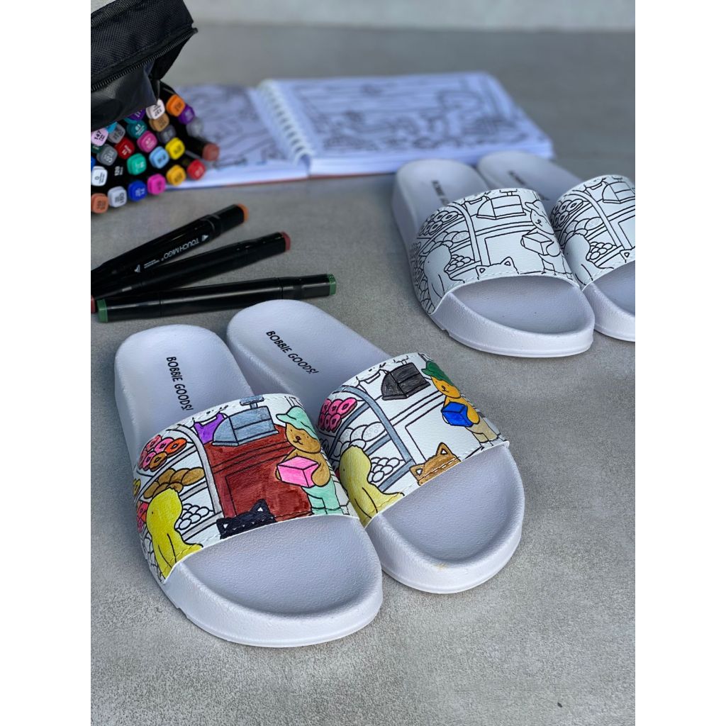 Chinelo Slide Desenho Bobie Gods Infantil & Adulto Grande Promoção ...