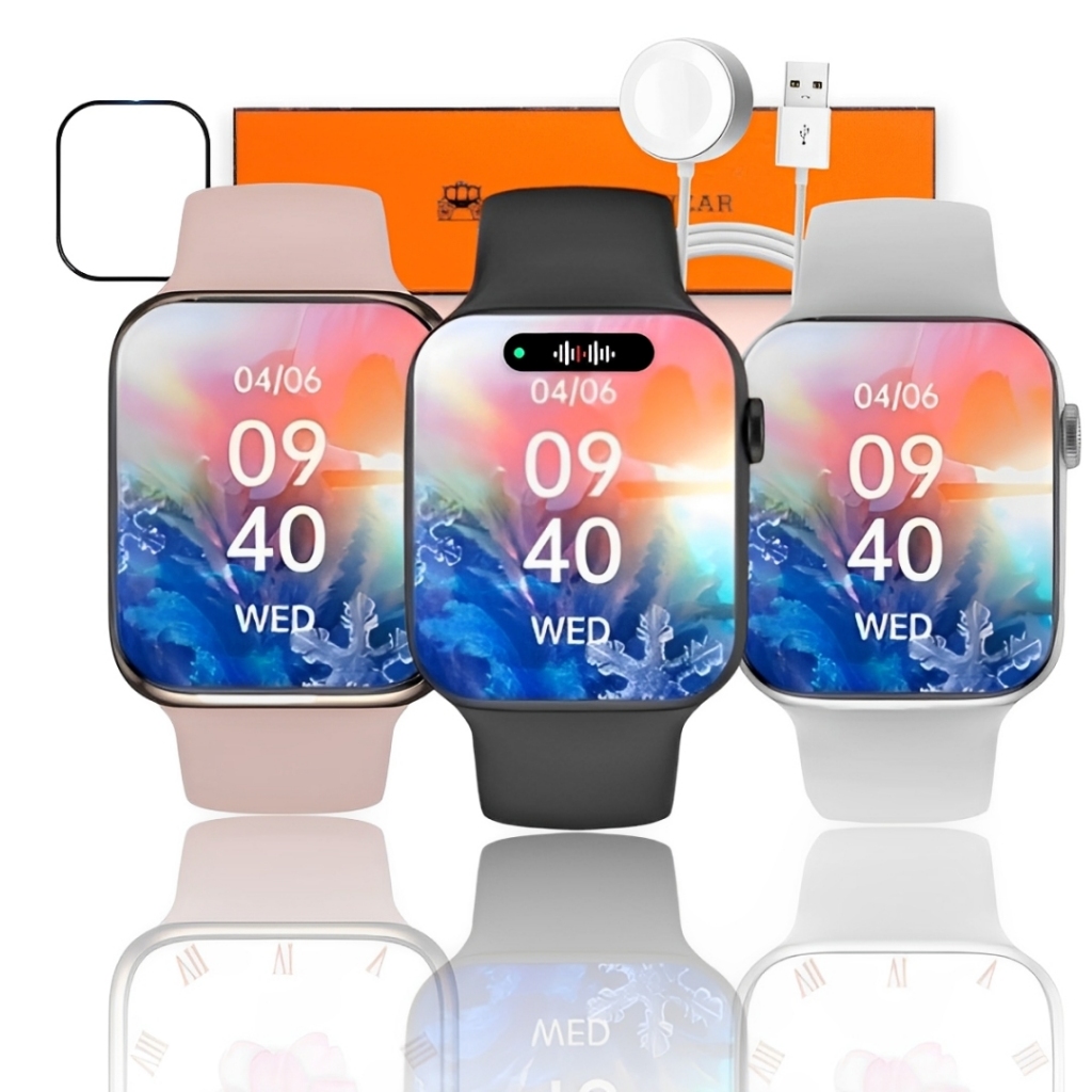 Smartwatch W59 Mini Pro Original 41mm Gps Nfc Lançamento + Película ...