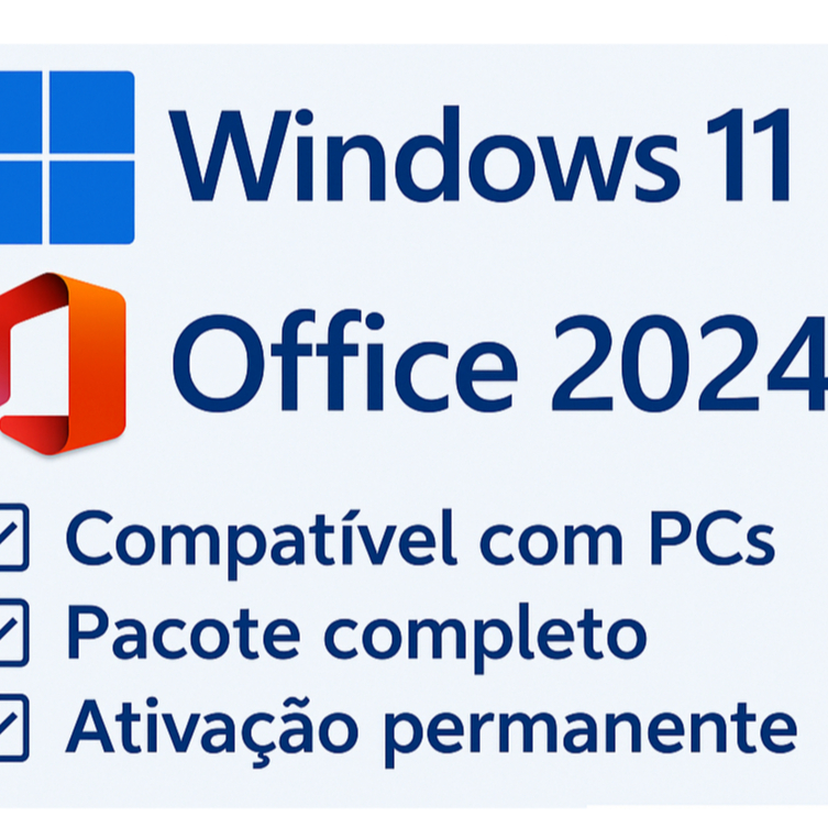 Pack Windows 11 + Office 2024 Produto Original Permanente | Shopee Brasil