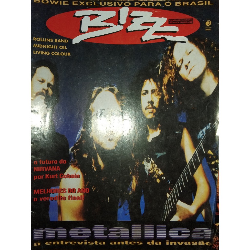 Revista Bizz Metallica | Shopee Brasil