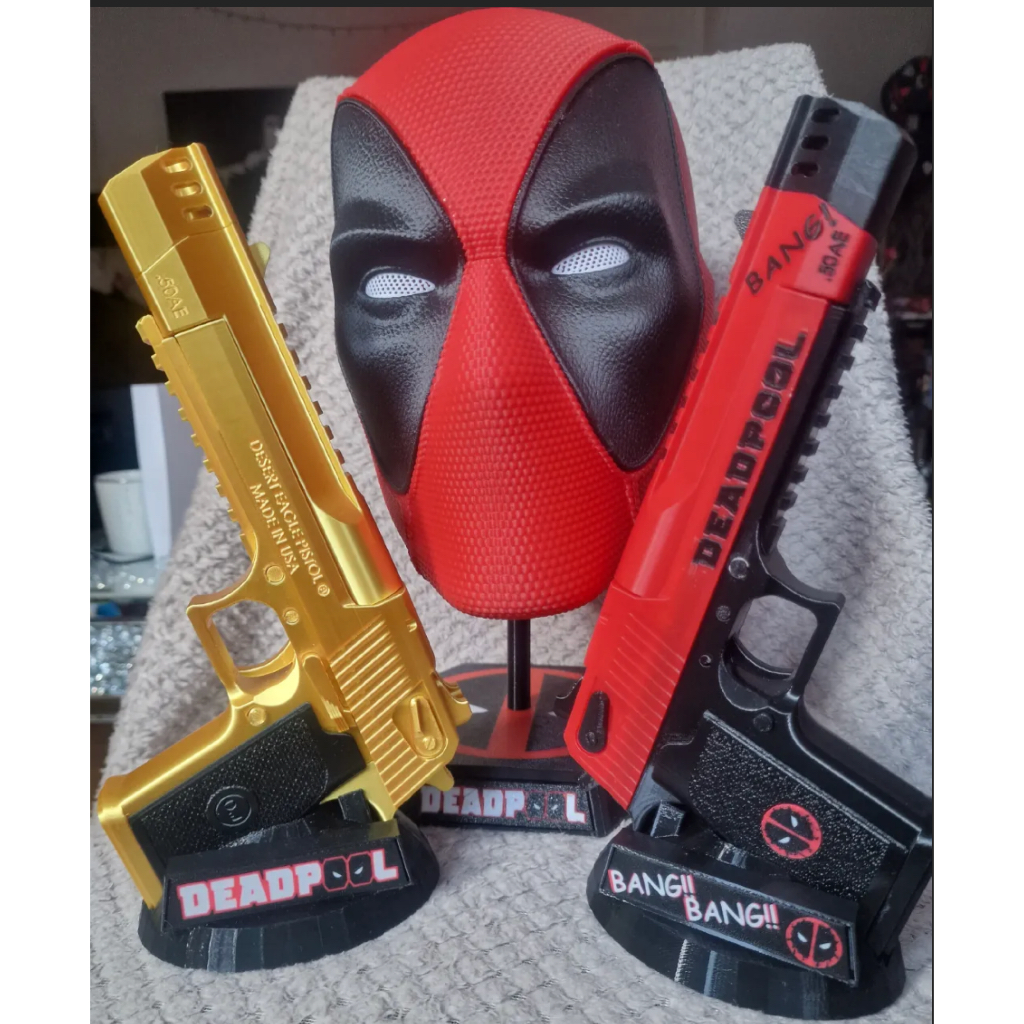 Pistolas Deadpool - Armas Deadpool - Arma Desert Eagle Deadpool ...