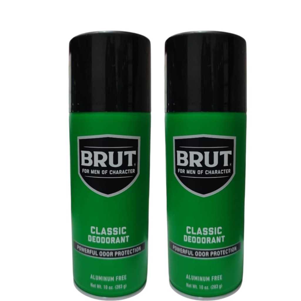 Kit 2 Desodorante BRUT For Men 283g – Sem Alumínio, Proteção Duradoura ...