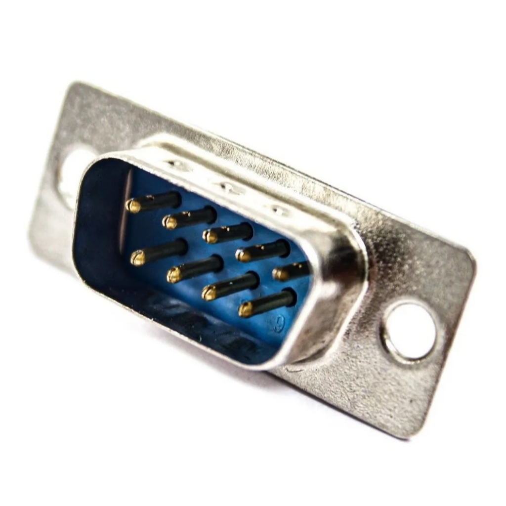 Kit 10 Conector Db9 Macho 9 Pinos + 10 Capas Rs232 Serial | Shopee Brasil