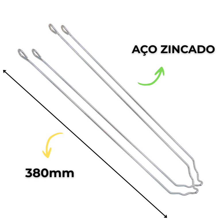 Haste Paralama Bicicleta Aro 26 Ferro Cromado 380mm - Par | Shopee Brasil