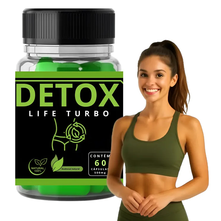 Detox life turbo 60 Caps 500mg Essencia natural | Shopee Brasil