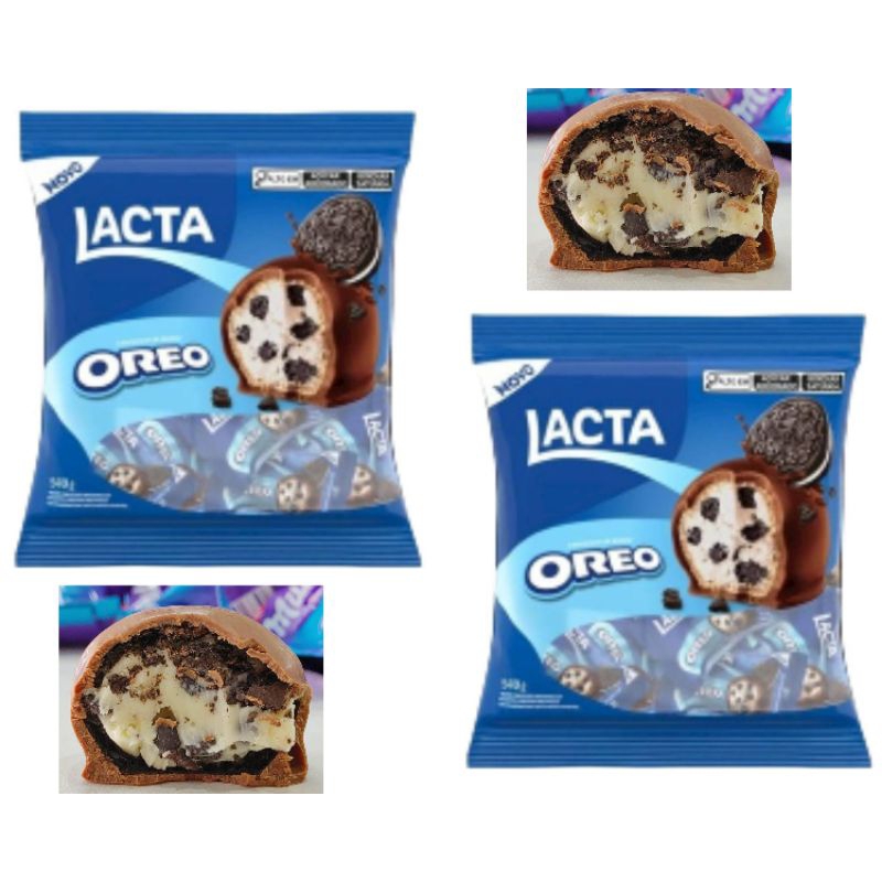 kit 2 Pc bombom Oreo recheado lacta 540g | Shopee Brasil
