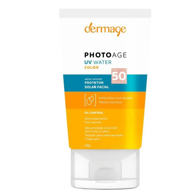 Protetor Solar Dermage Photoage Creme Fps 50 Médio Intense | Shopee Brasil