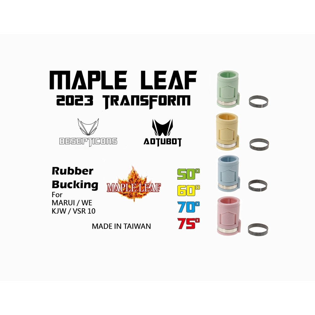Bucking Maple Leaf Transform Aotubot Desepticons Upgrade Hop-Up VSR / GBB Airsoft | Shopee Brasil