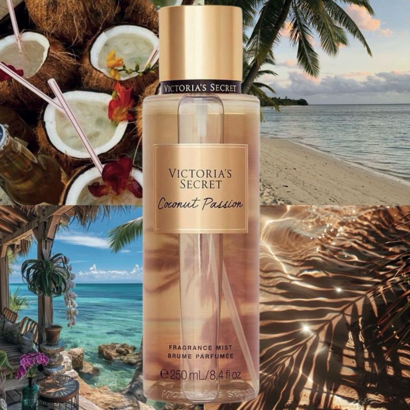 Body Splash Victoria’s Secret Coconut Passion 250ml - Perfume Feminino Tropical, Doce e ...