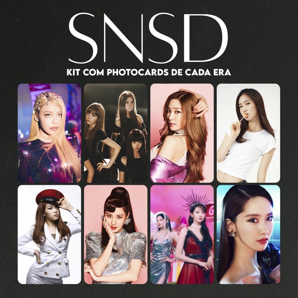 Girls' Generation (Todas as Eras) | Kit com Photocards Fanmade K-pop ...