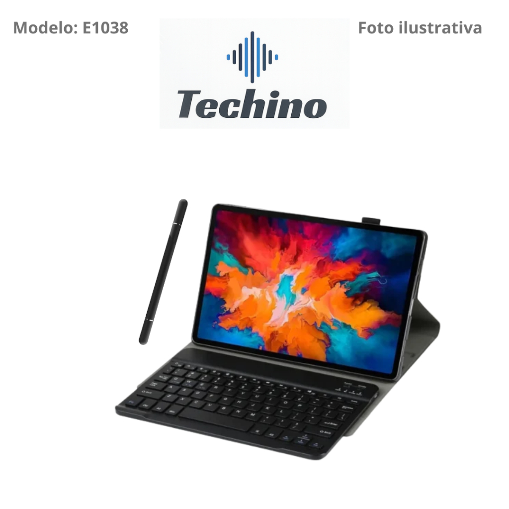 Tablet Completo Techino / Tablet Com Capa, Caneta e Teclado / Tablet ...