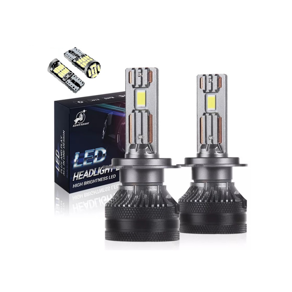 Kit Super Led K5c Plus Dawnknight Hb4/9006 6000k 140w Premium + Brinde ...