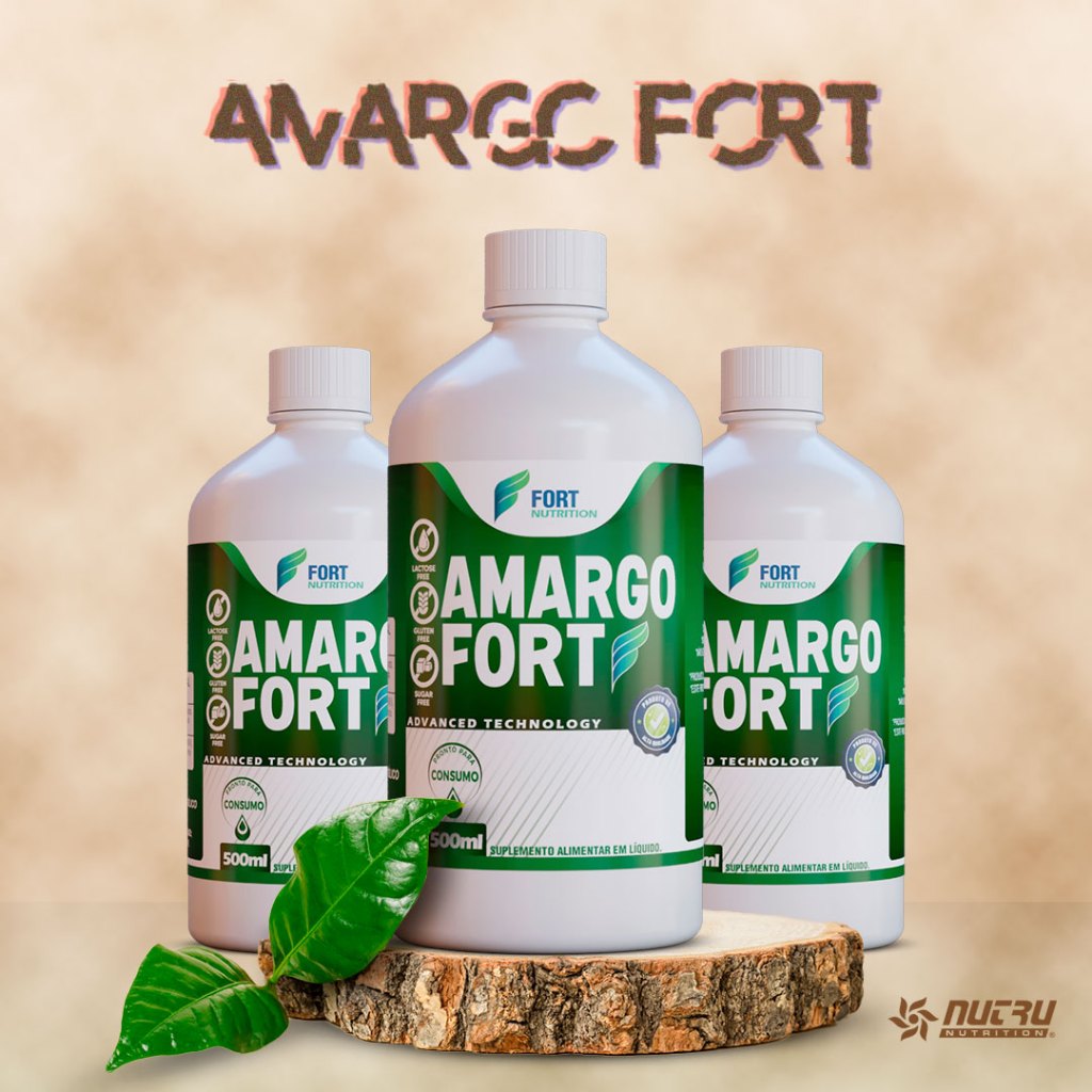 🌱 Amargo Fort – 500ml | Suplemento Natural de Plantas Amargas para o ...