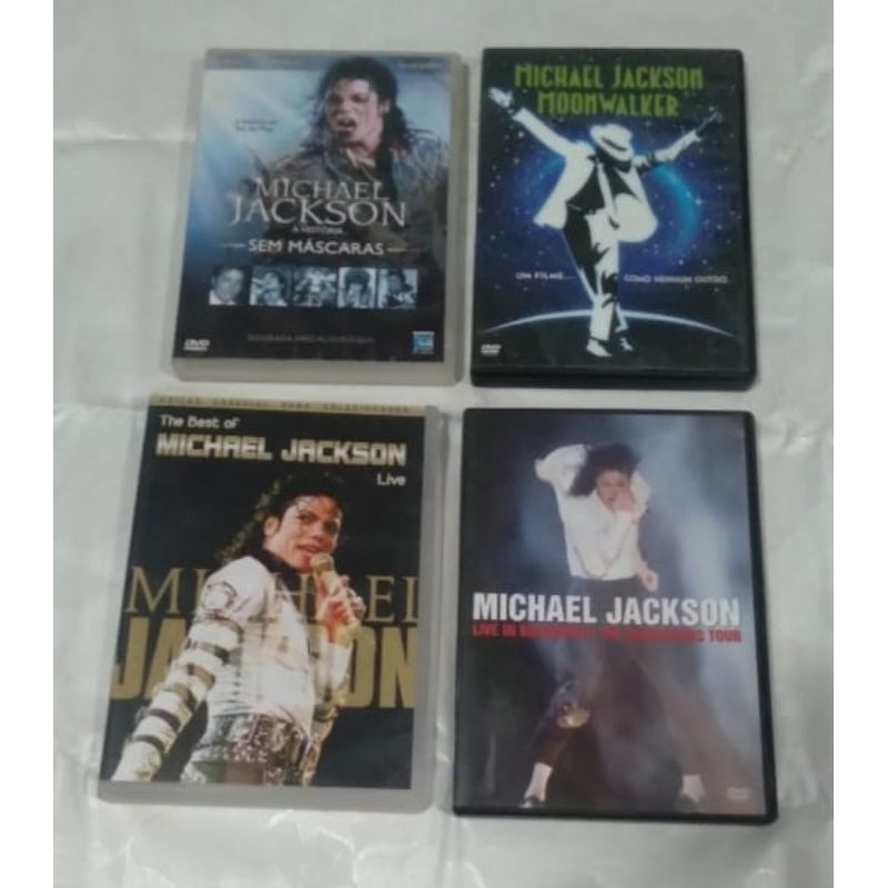 DVD COLEÇÃO MICHAEL JACKSON ( 4 DVDs) | Shopee Brasil