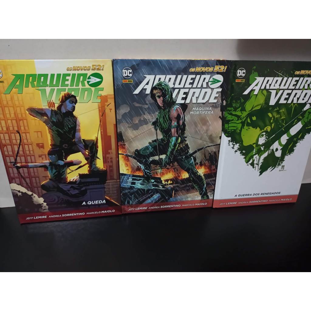 arqueiro verde novos 52 completa 3 vols dc comics panini batman ...