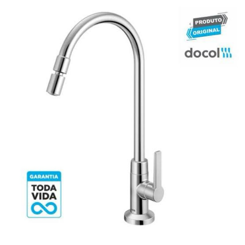 TORNEIRA DOCOL PIA MOVEL GALI BANCADA ALTA | Shopee Brasil