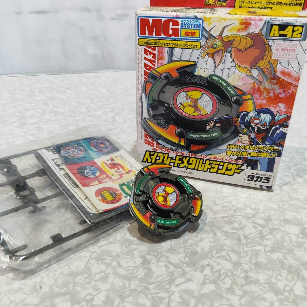 Beyblades Bakuten Shoot Takara - Dragoon, Driger, Metal Dranzer ...