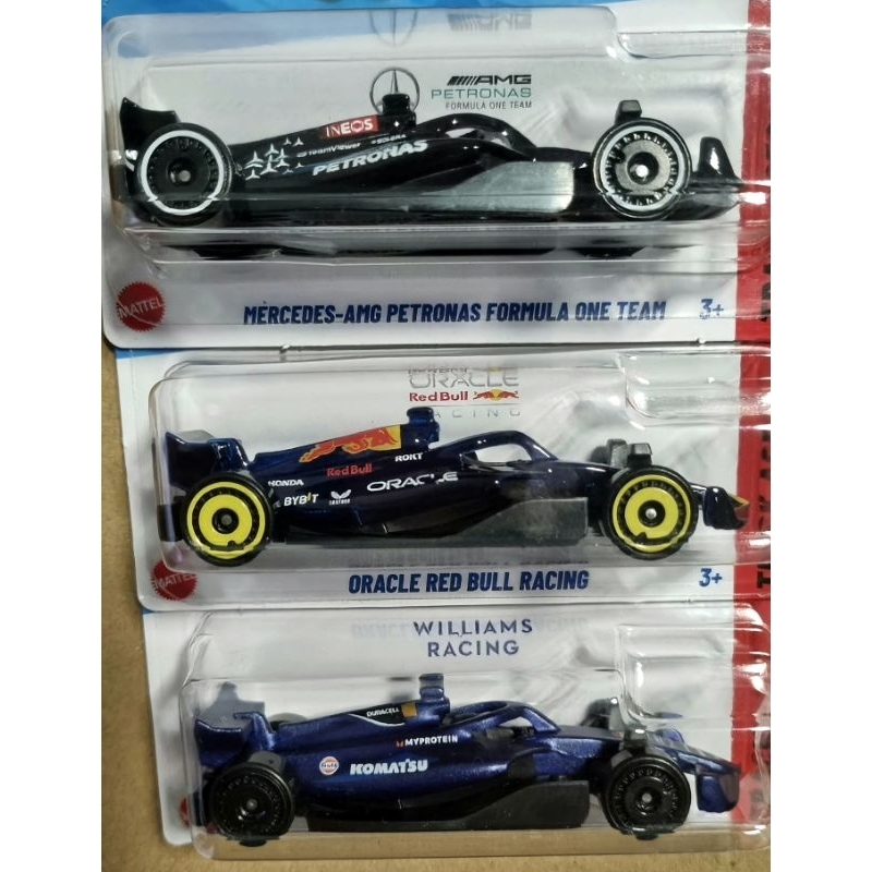 Trio FORMULA 1 - F1 Hot Wheels - MERCEDES-AMG PETRONAS - ORACLE RED ...