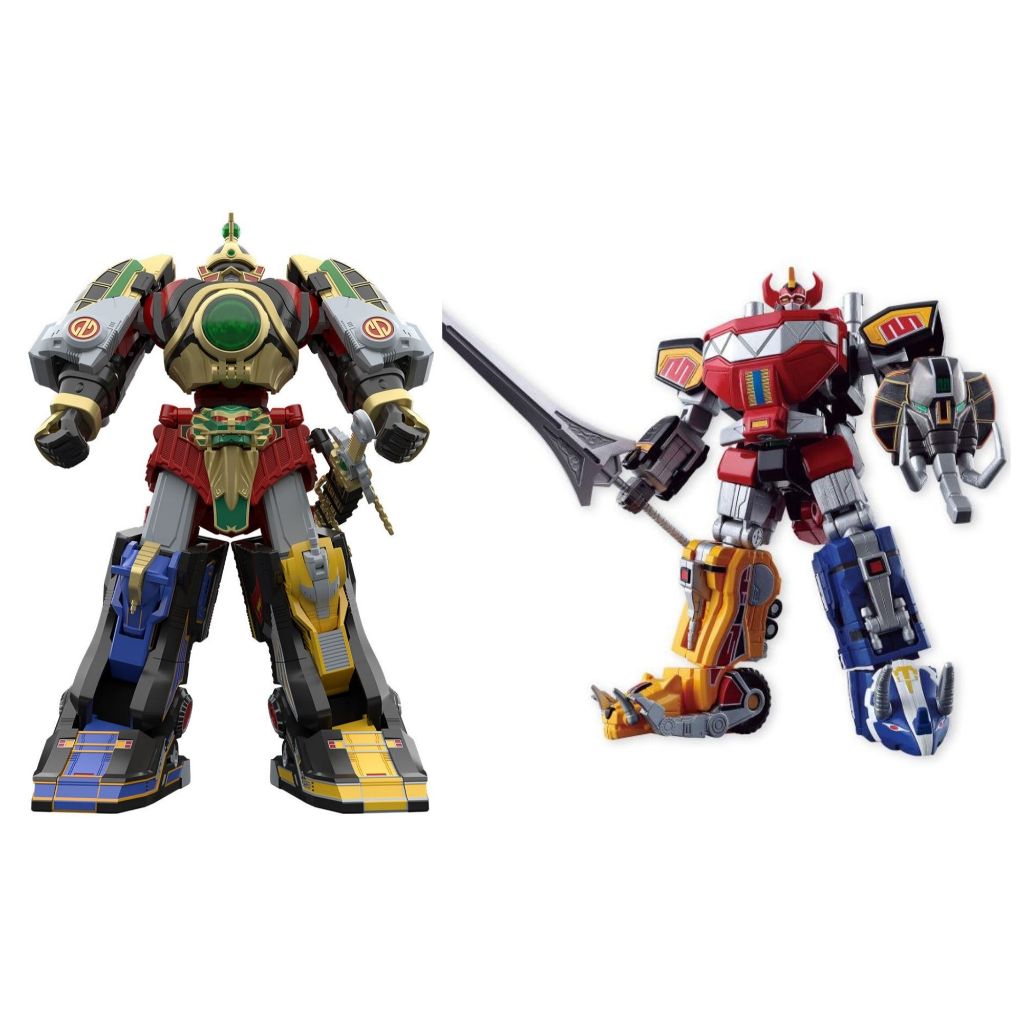 Thunderzord e Megazord Mighty Morphin Power Rangers - Bandai | Shopee ...