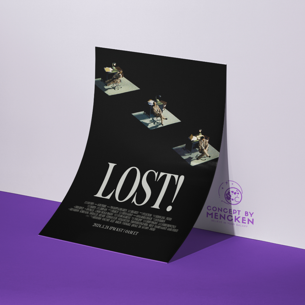 BTS RM - LOST | POSTER A3 | CONCEPT by MENCKEN | Shopee Brasil
