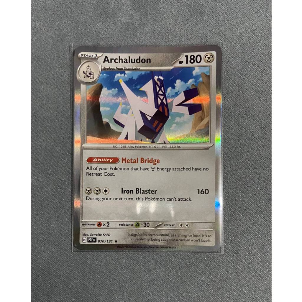 Carta Archaludon Foil (070/131) - NM + 5 Cartas Comuns Pokémon ...