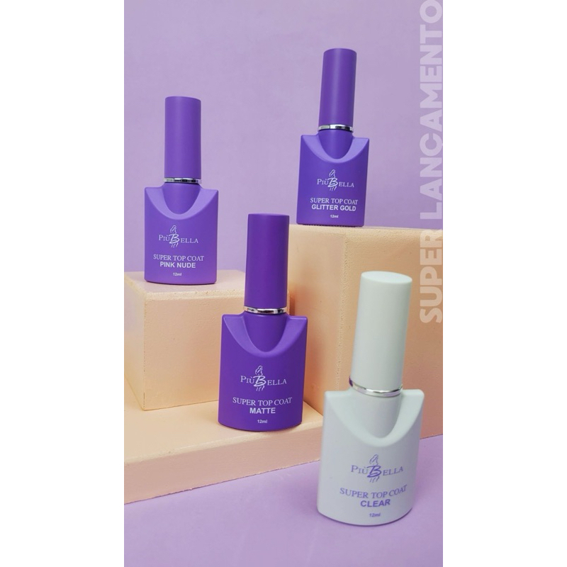 SUPER TOP COAT PIU BELLA LANÇAMENTO | Shopee Brasil