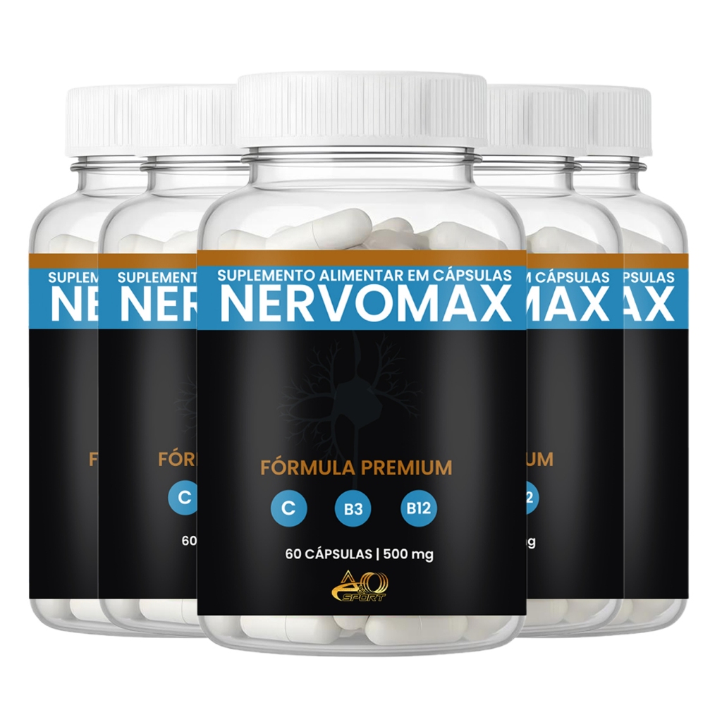 Nervomax Original 60 Cápsulas Formula Premium Loja Oficial | Shopee Brasil