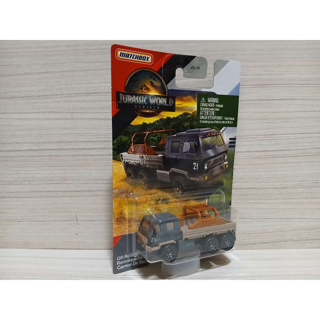 matchbox jurassic world off-road rescue rig mattel original | Shopee Brasil