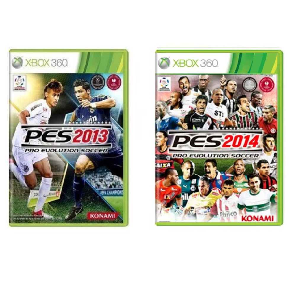 PES 2013 + PES 2014 Xbox 360 (LEIA A DESCRIÇÃO) | Shopee Brasil