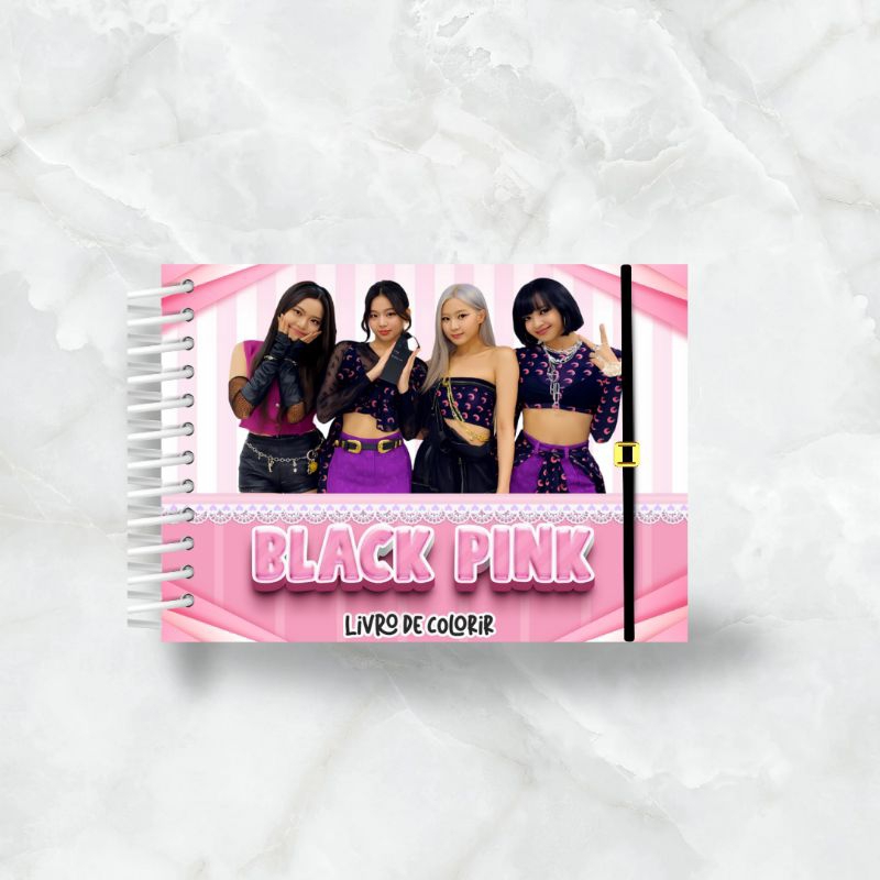 Livro de colorir Black Pink, k-pop, Doramas, idols | Shopee Brasil