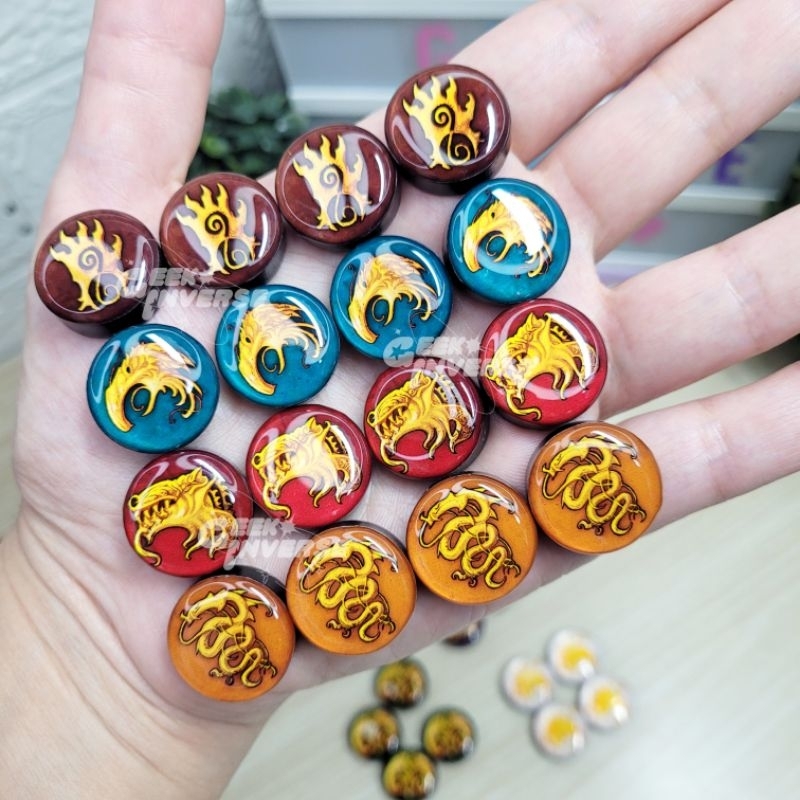 Kit 28 Tokens / Fichas dos Clãs de Blood Rage Tabuleiro, Boardgame ...