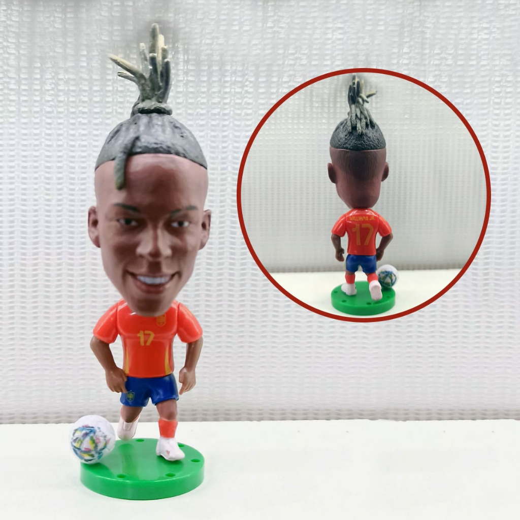 Mini Craque Nico Williams - Miniatura Futebol Colecionável - Minicraque ...