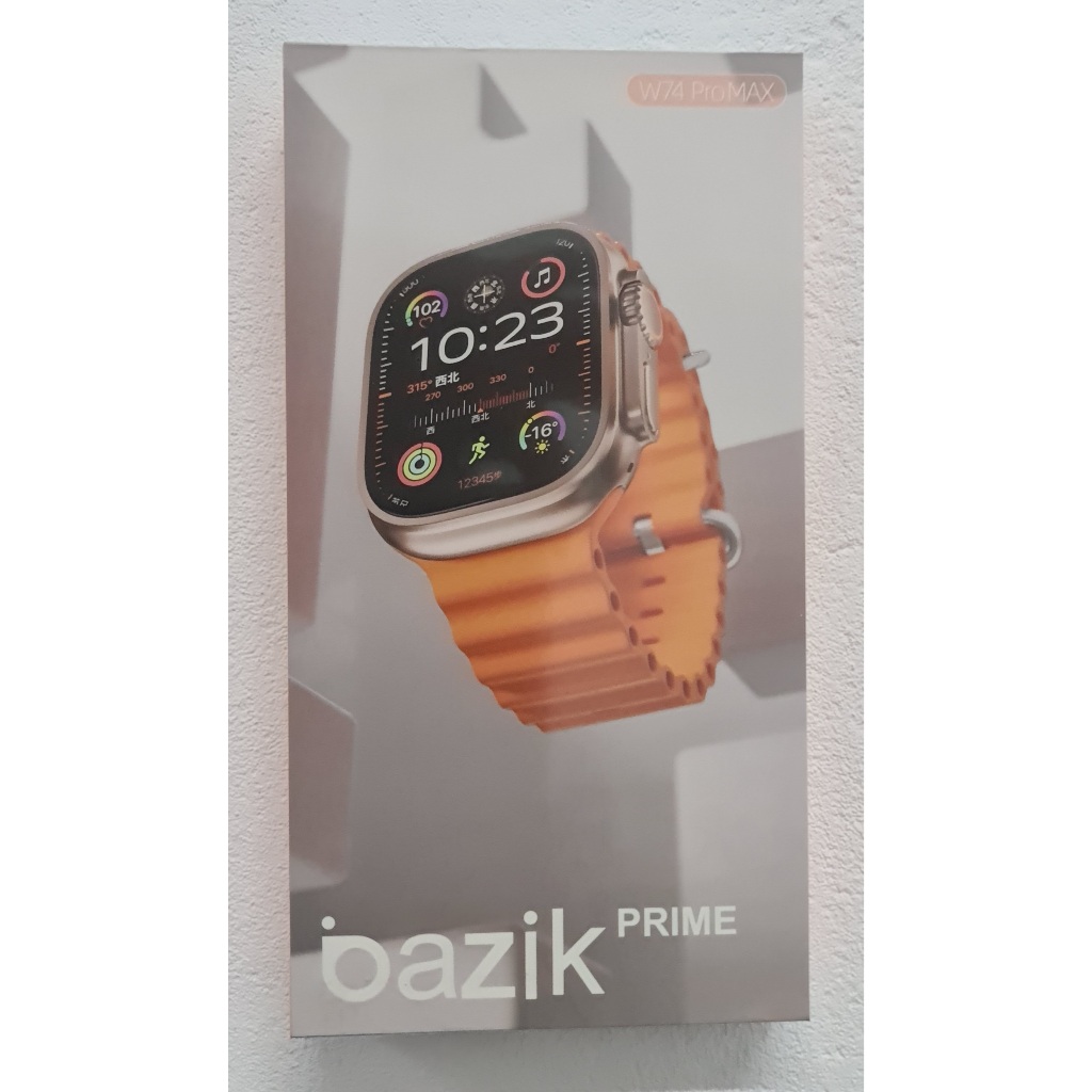 SMARTWATCH BAZIK PRIME W74 PRO MAX DOURADO + KIT PULSEIRAS E CARREGADOR | Shopee Brasil